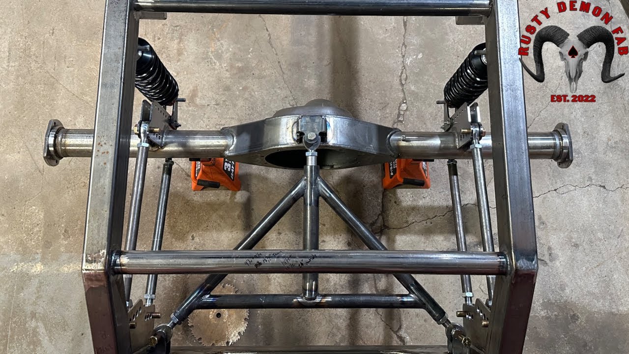 Rear wishbone link build for the 74 ford | Suspension is complete ...