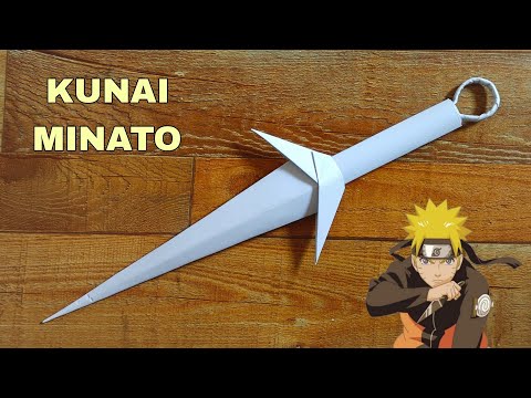 How to Make a Paper Kunai Knife | Easy Naruto Origami Tutorial