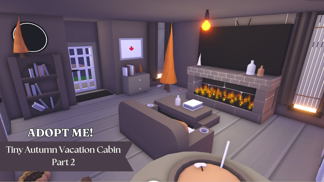 Tiny Autumn Vacation Cabin Speed Build Part 2 | Tiny Home in Mountain ...