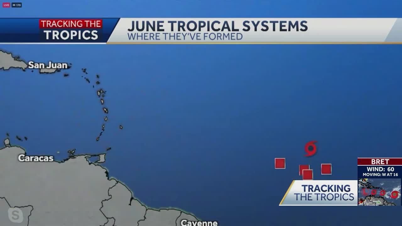 Tracking the Tropics: Take a deeper look at Tropical Storm Bret and ...