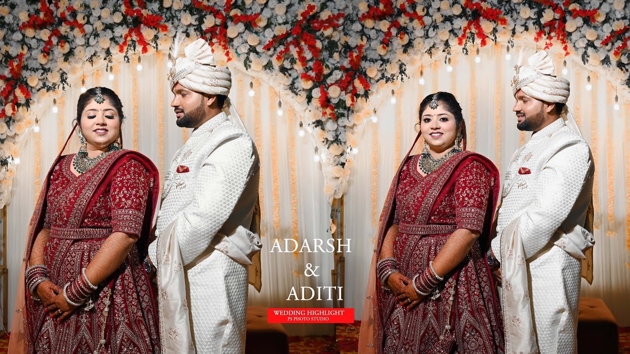 Wedding Cinematic Teaser II Adarsh & Aditi II ps photo studio, Ranchi - YouTube