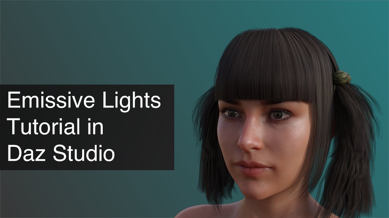 Emissive Lights in Daz Studio Tutorial | Daz3D Tips - YouTube