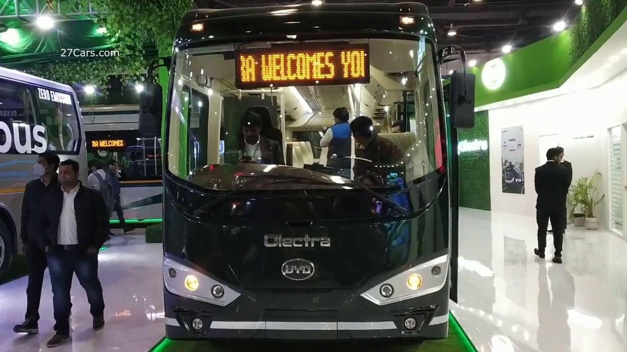 2020 BYD Electric Bus Detailed Walk Round - YouTube