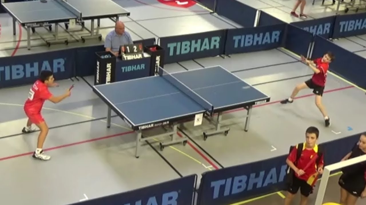 CAVAILLE Sandro (FRA) vs GAISER Jonathan (GER)|Boys-2009 Round of 16 ...