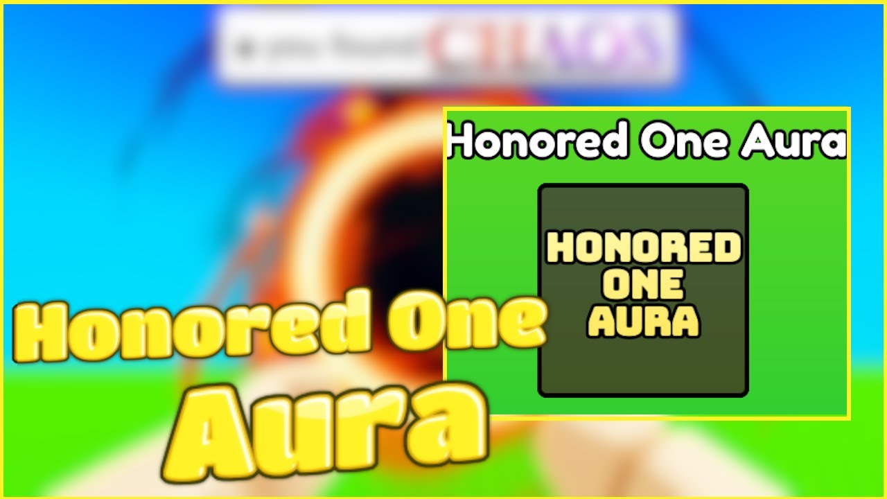 How to find the Honored One Aura - Roblox - Find the Auras! - YouTube