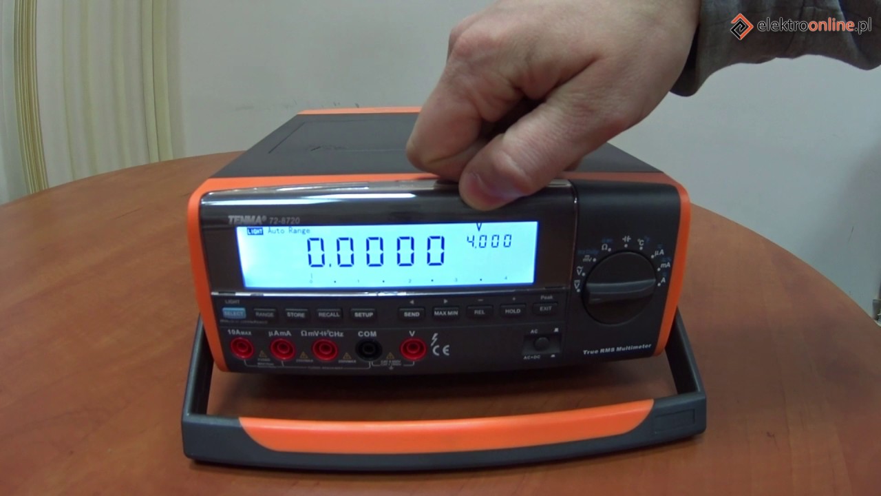 Multimetr laboratoryjny Tenma 72-8720 - video-recenzja - YouTube
