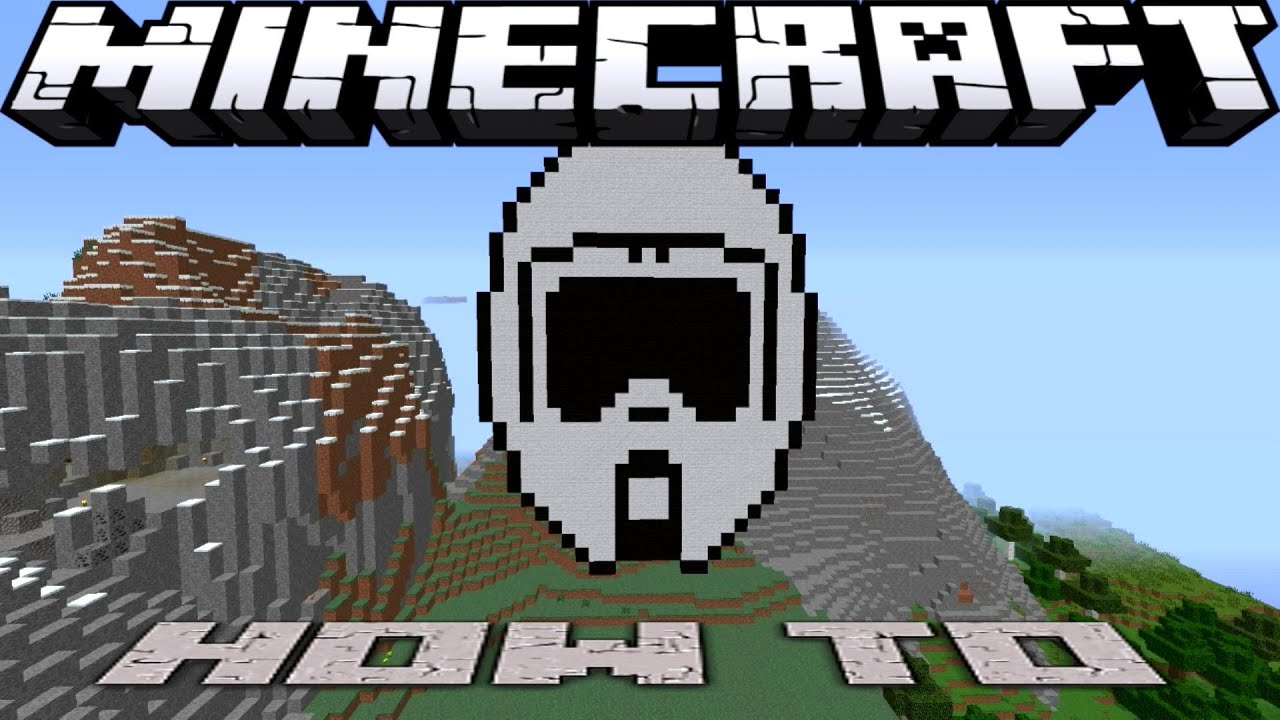 Minecraft ~8 Bit~ HOW TO : Scout Trooper ~Starwars~ ( Tutorial ) /W ...