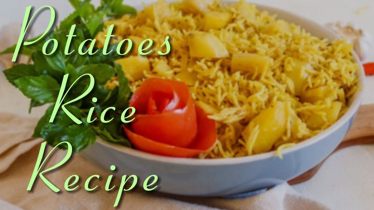 Potatoes and Rice Recipe/Easy to prepare/Delicious dinner #food # ...