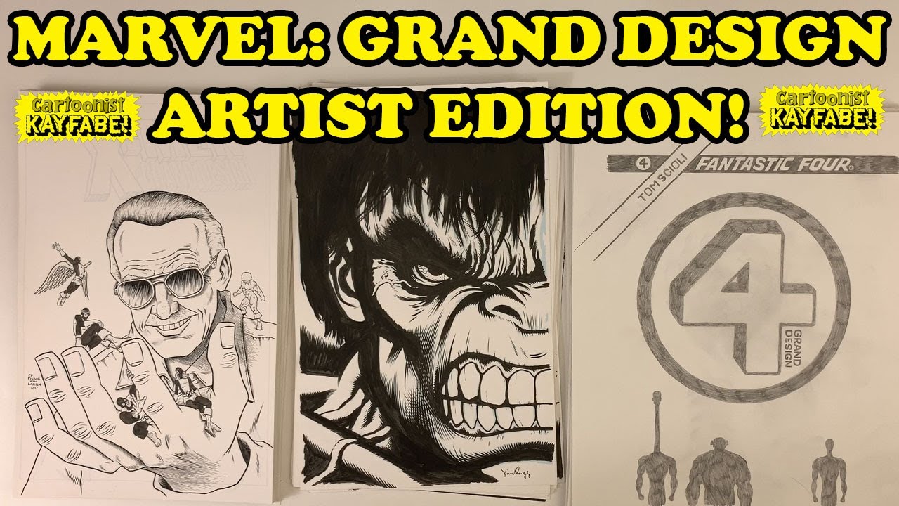 MARVEL: GRAND DESIGN ARTIST EDITION! Ed Piskor X-MEN! Jim Rugg HULK ...