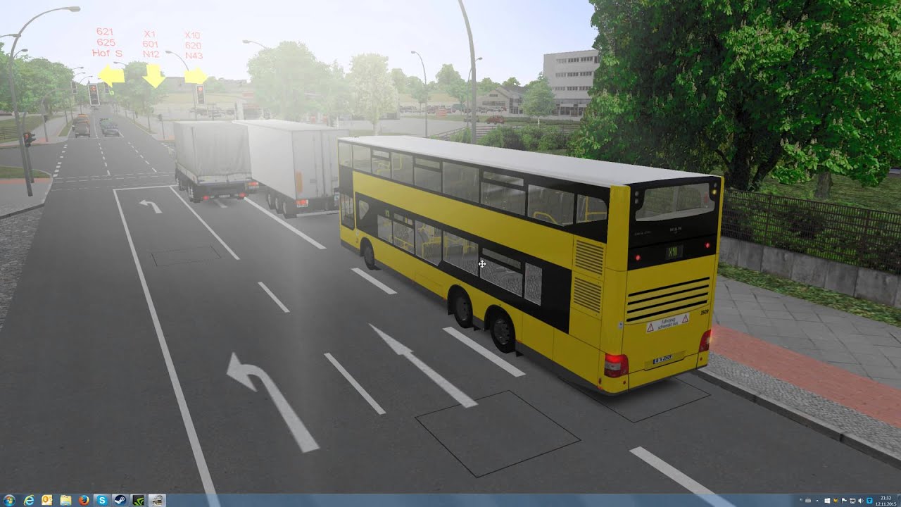 Omsi 2. Berlin X10. Line X10 Hertzallee-Rammrath-Brucke. Part 5/5. 4K ...