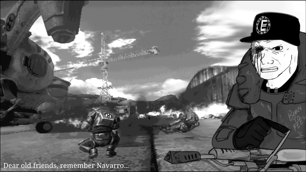 Paranoid but you're an Enclave officer holding off the NCR til your ...