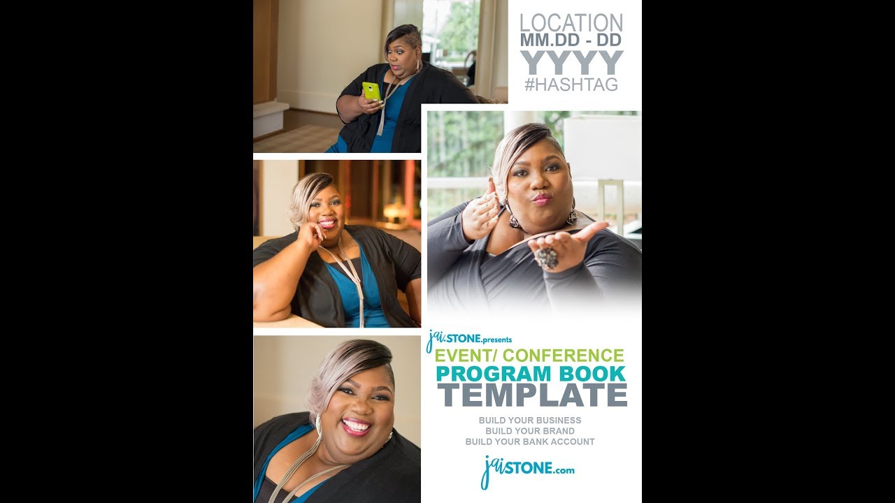 Conference Book Template Demo - YouTube