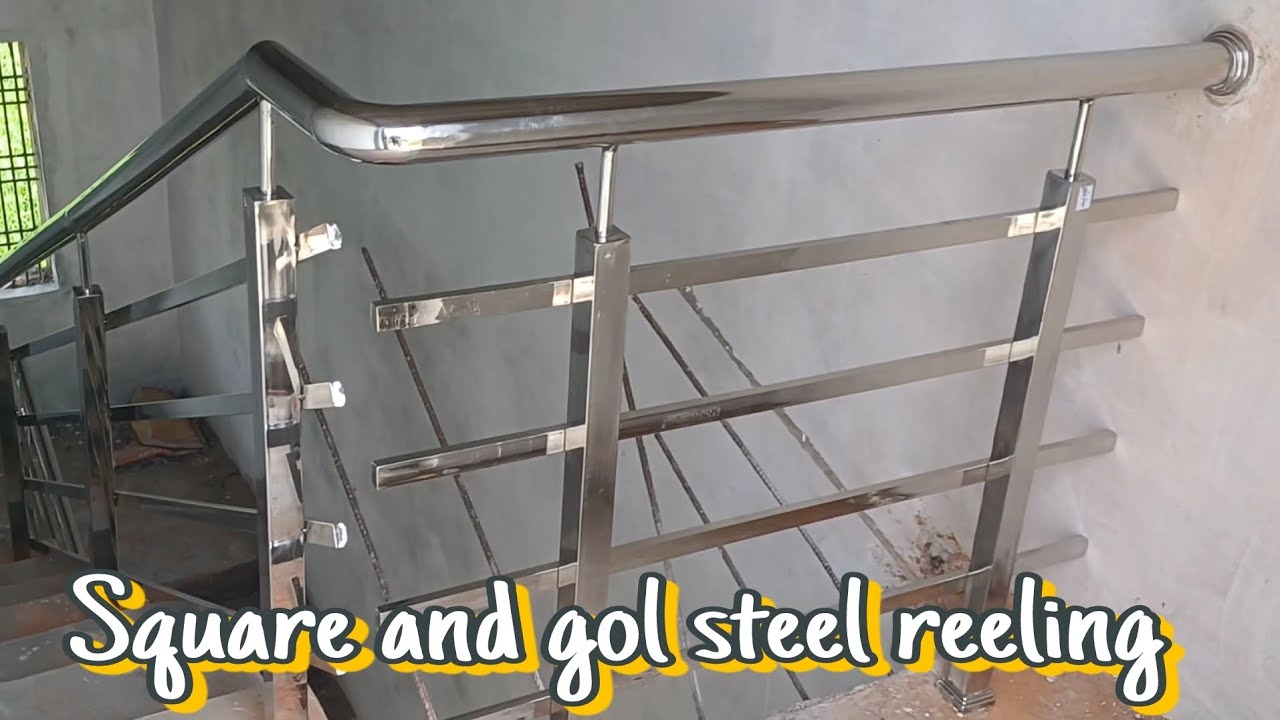 #steel reeling👌 Square pipe and gol Pipe piyor Jindal 304 me - YouTube