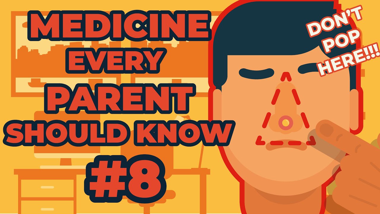 Pimple on The Danger Triangle of the Face - YouTube