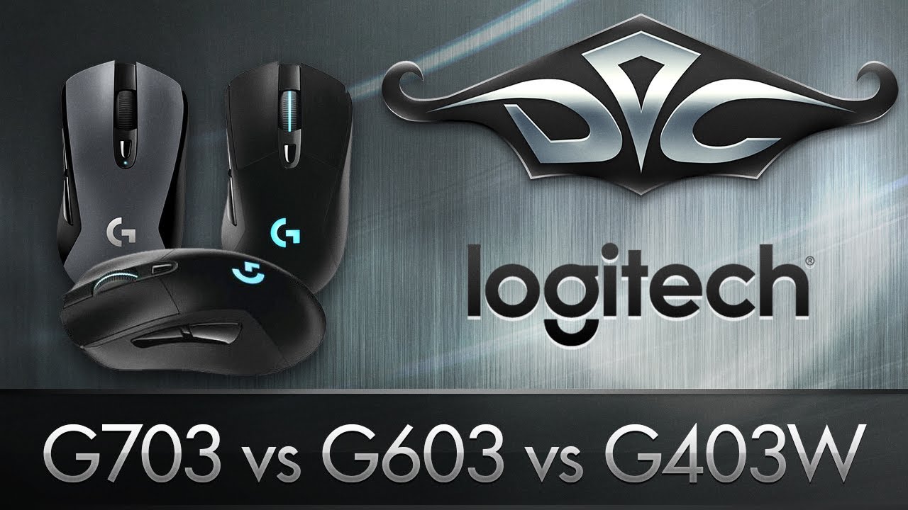 Logitech G403W vs. G703 vs. G603. В чем отличия? - YouTube
