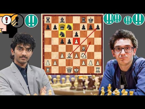 Innovative Chess Game By Fabiano Caruana vs Gukesh D, Chess Grandmaster ...