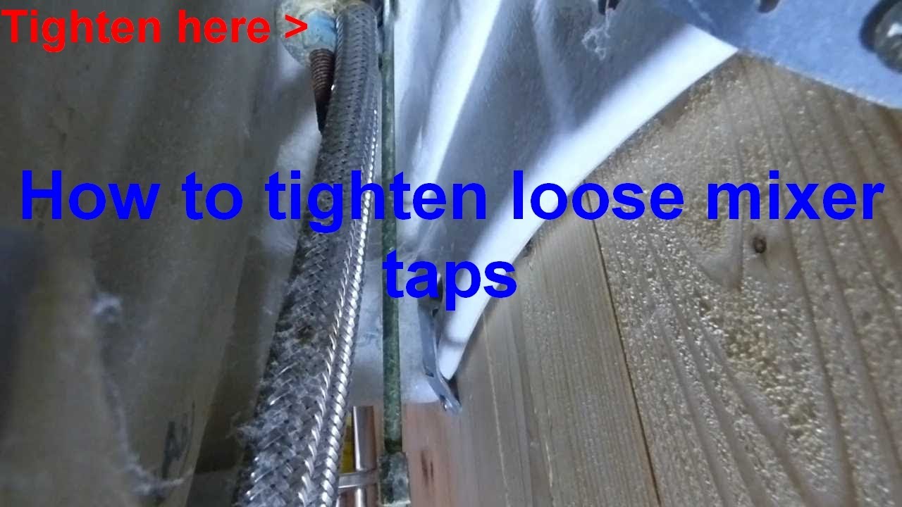 How to tighten up loose mixer taps - YouTube