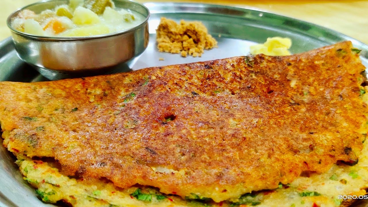 Chettinad Adai Dosai#Kaara Adai Recipe in Tamil-32 - YouTube