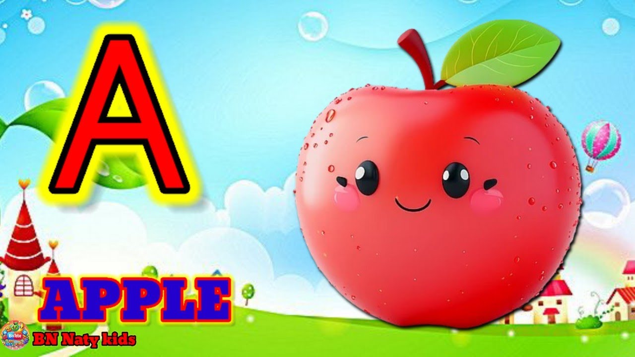 🌈Phonics Song 2 with TWO Words in 3D - A For Airplane - ABC Alphabet ...