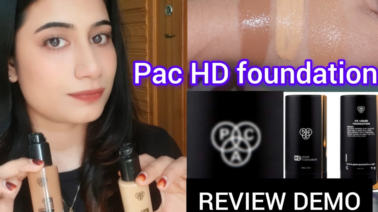 🔥PAC HD Liquid Foundation |must have 2 shades from pac| biginers must ...
