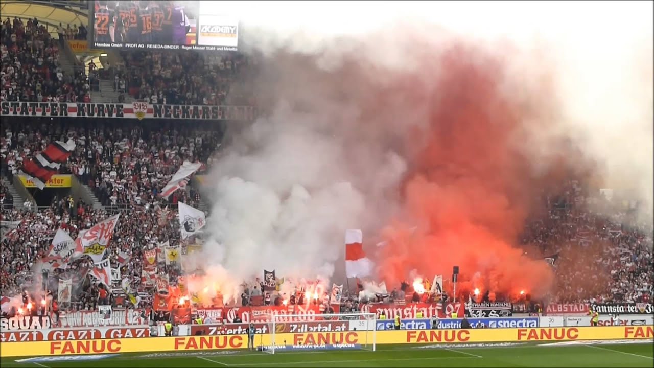 Pyro-Intro 14/15 VfB Stuttgart v Werder Bremen (12.04.2015) - YouTube