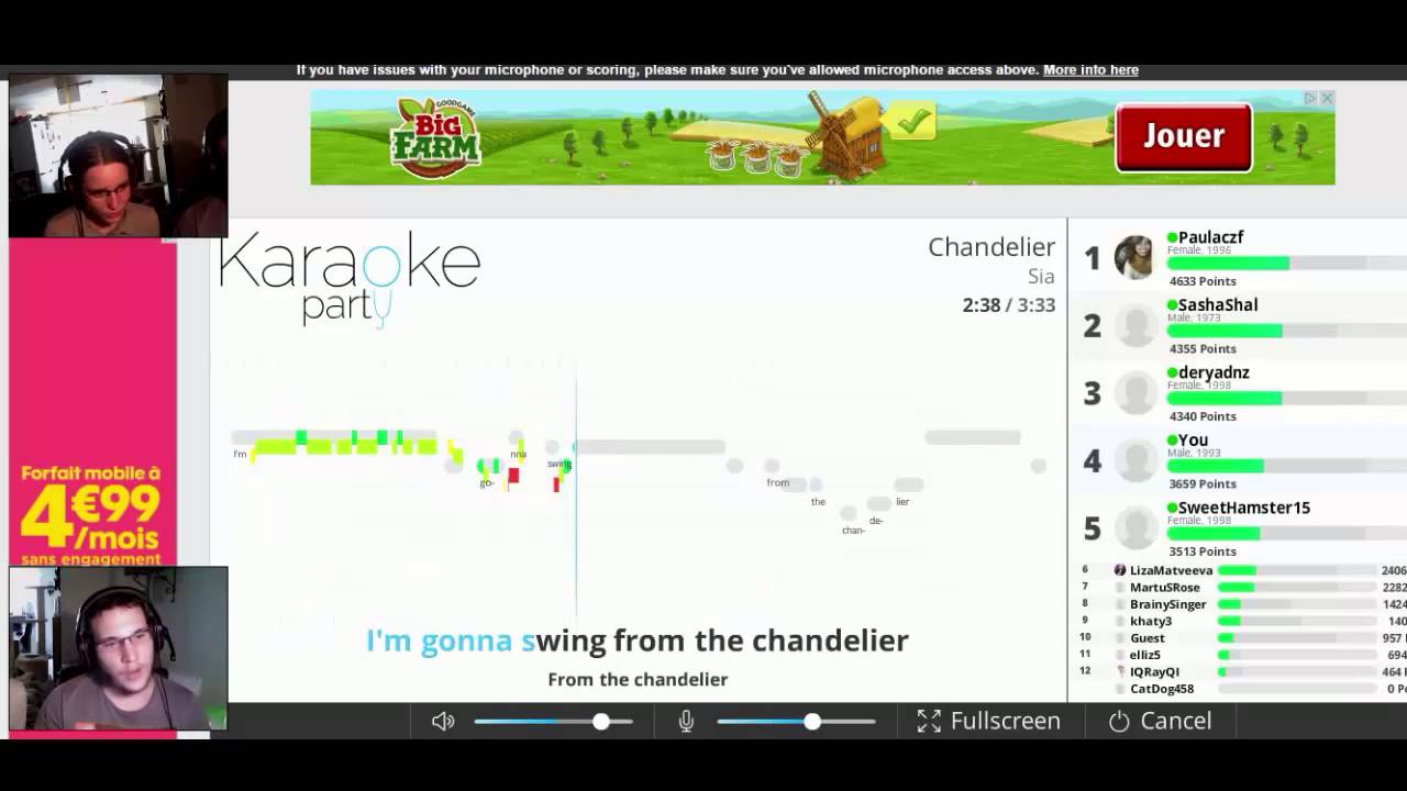 Karaoke en Délire Avec Mimichat n°2 - YouTube