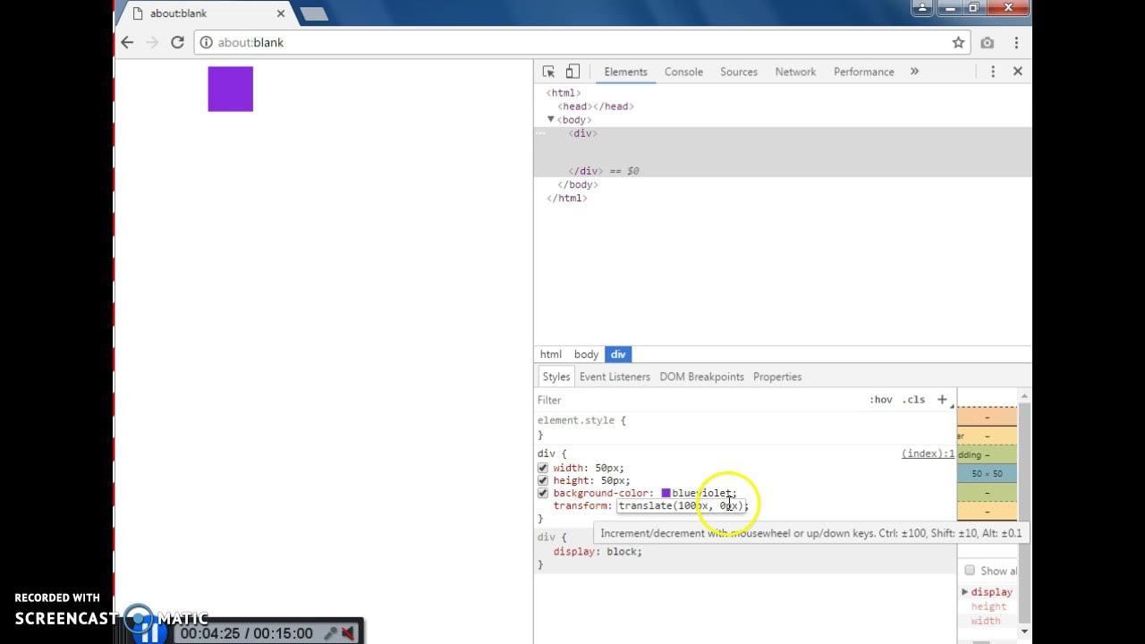 CSS TRANSFORMATION/TRANSFORM PROPERTY - YouTube