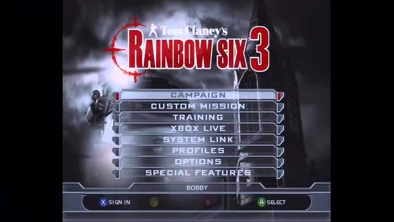 Rainbow Six 3 Alternate Menu Music (Extended) - Xbox - YouTube