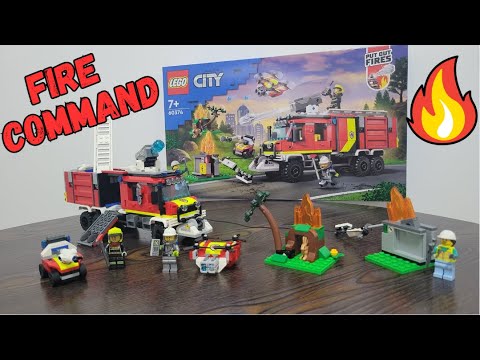 Lego City Fire Command Truck 60374 Speed Build - YouTube