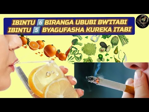 Dore ibintu 6️⃣ biranga ububi bw'itabi, N'ibintu 5️⃣ byagufasha kureka ...