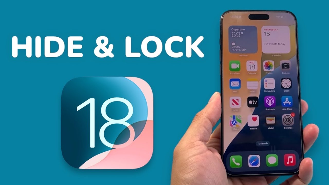 How To Hide and Lock Apps on iOS 18 - YouTube