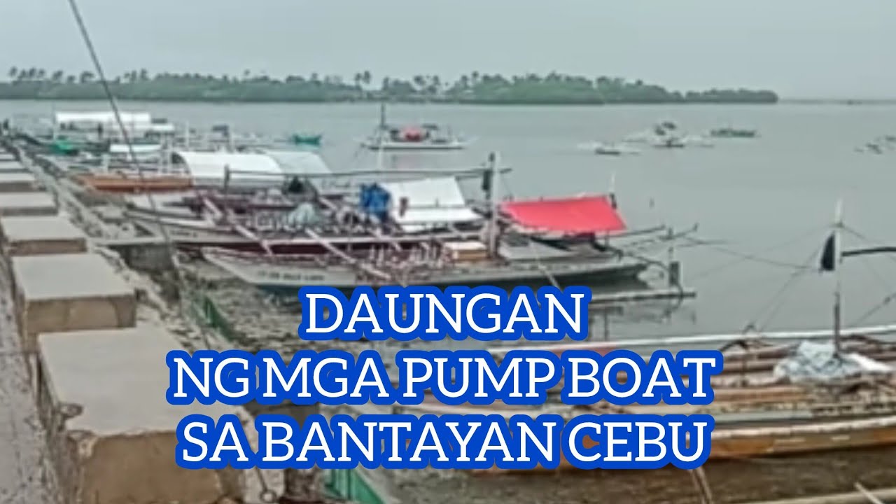 Amazing Seaside View, Daungan ng mga Pump Boat sa Banatayan Cebu # ...