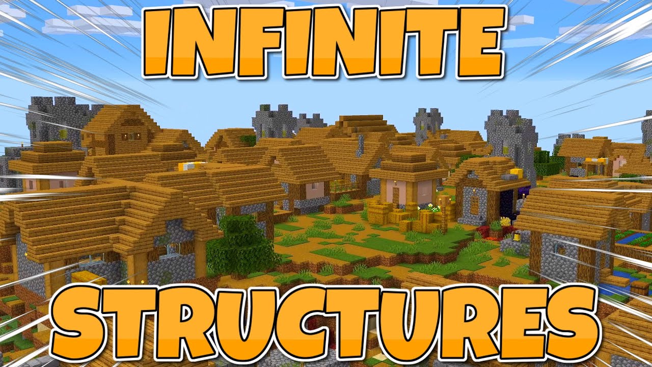 Minecraft Manhunt, But There Are Infinite Structures… - YouTube