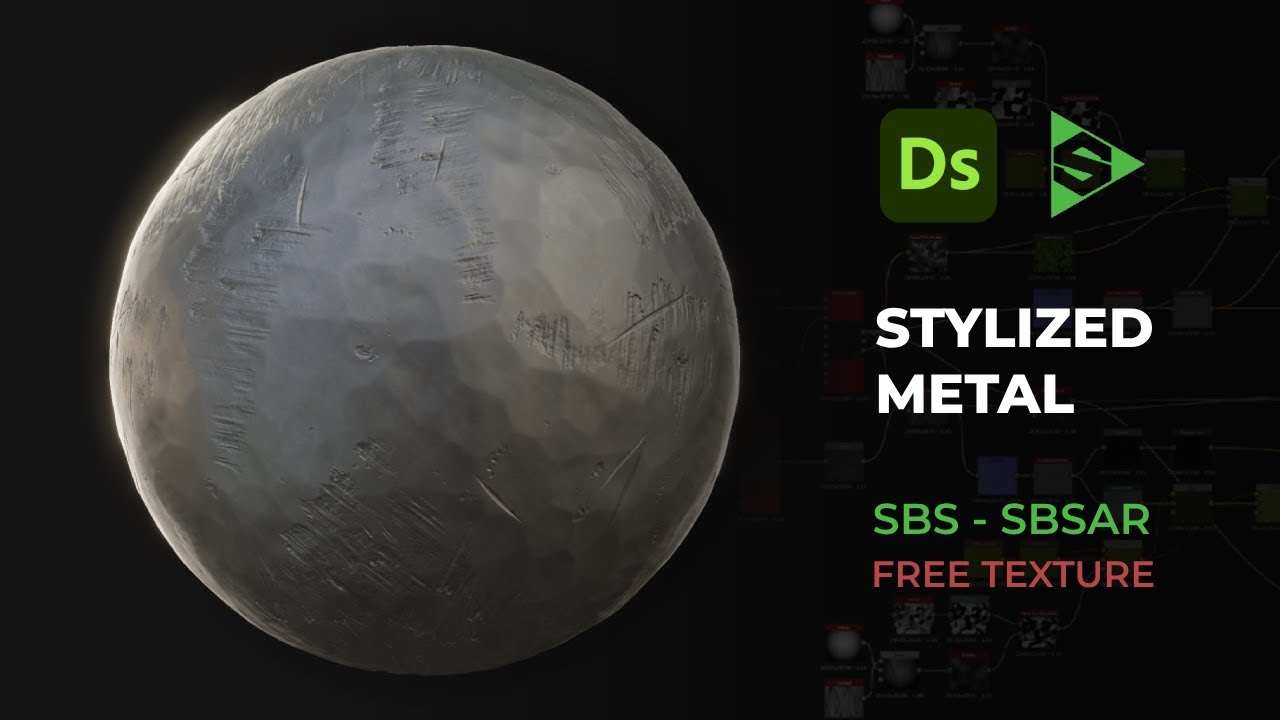 Stylized Metal - Substance 3D Designer - SBS & SBSAR - YouTube