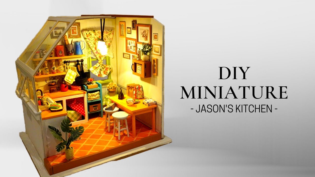 DIY Miniature Kit| ROLIFE MINIATURE HOUSE KIT | JASON'S KITCHEN ...