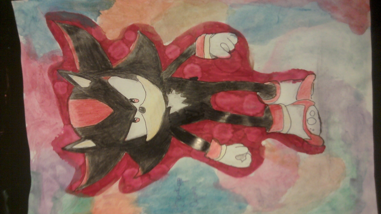 como dibujar a shadow tutorial a acuarelas - YouTube