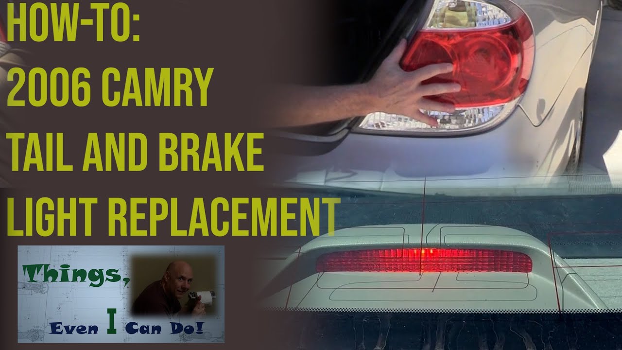 Replace Rear Lights in Toyota Camry (2004, 2005, 2006) - YouTube