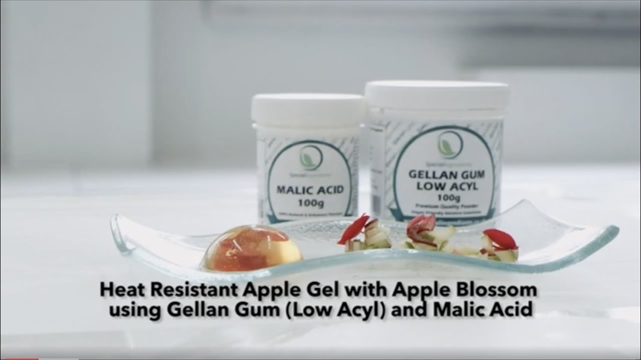 Heat Resistant Apple Gel With Apple Blossom Using Special Ingredients ...