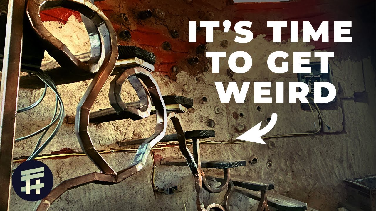 Unbelievable Custom Staircase for Tiny House Made from Scrap Metal ...