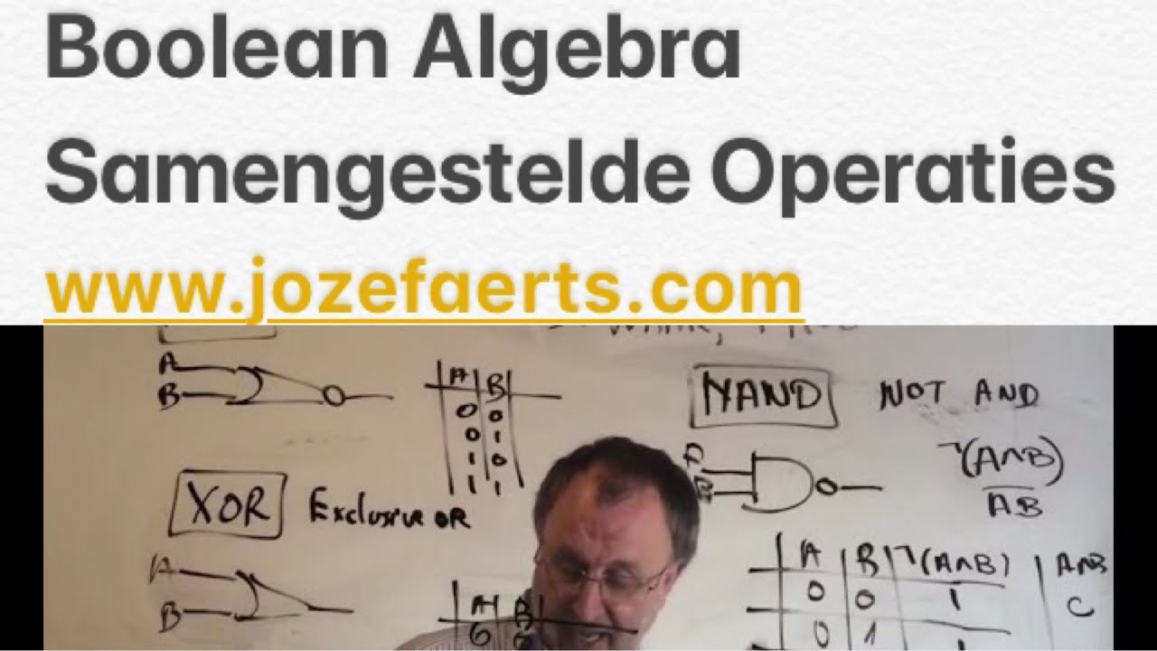 2083 Booleaanse Algebra : samengestelde operaties #boolean - YouTube
