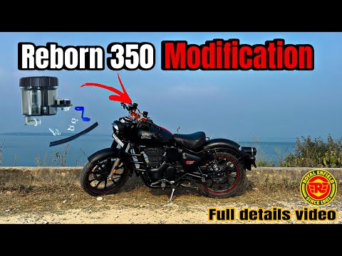 Royal Enfield Reborn 350 Modification | viral modification in reborn ...