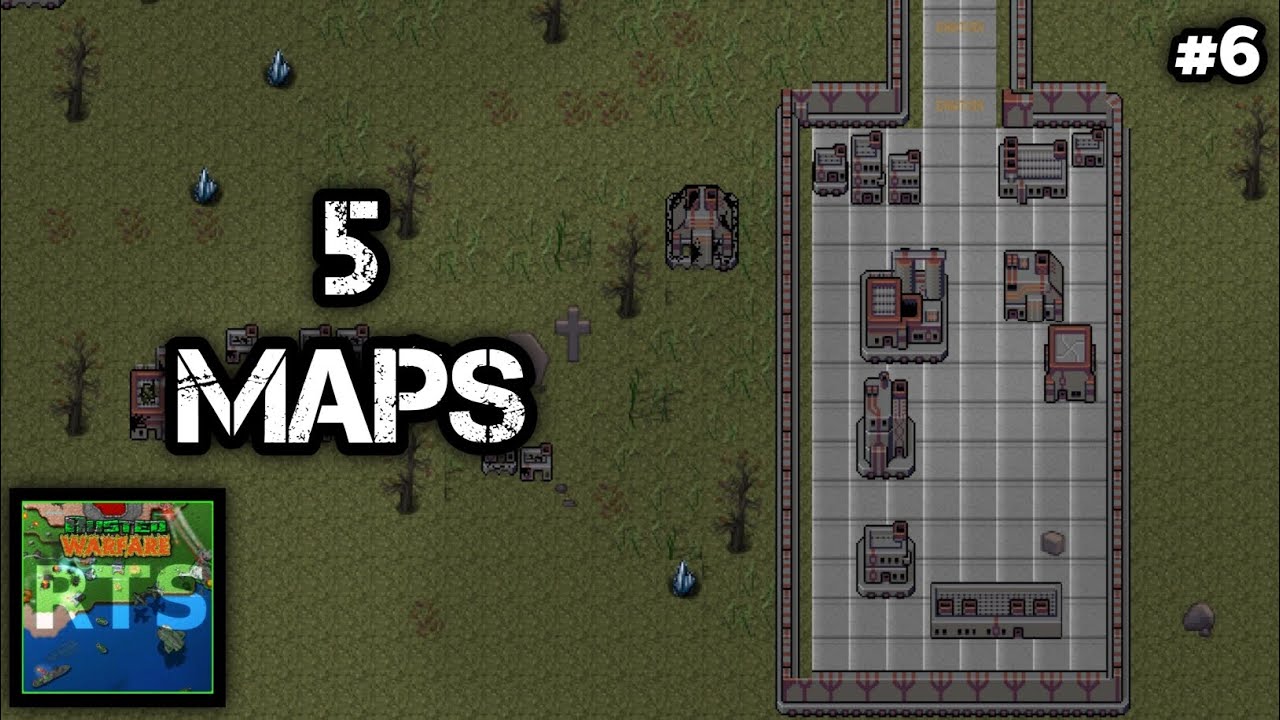 5 MAPS THAT YOU CAN USE! #6 | RUSTED WARFARE! - YouTube