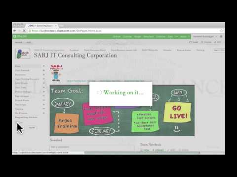 ADDING LINK on SIDEBAR sharepoint - YouTube