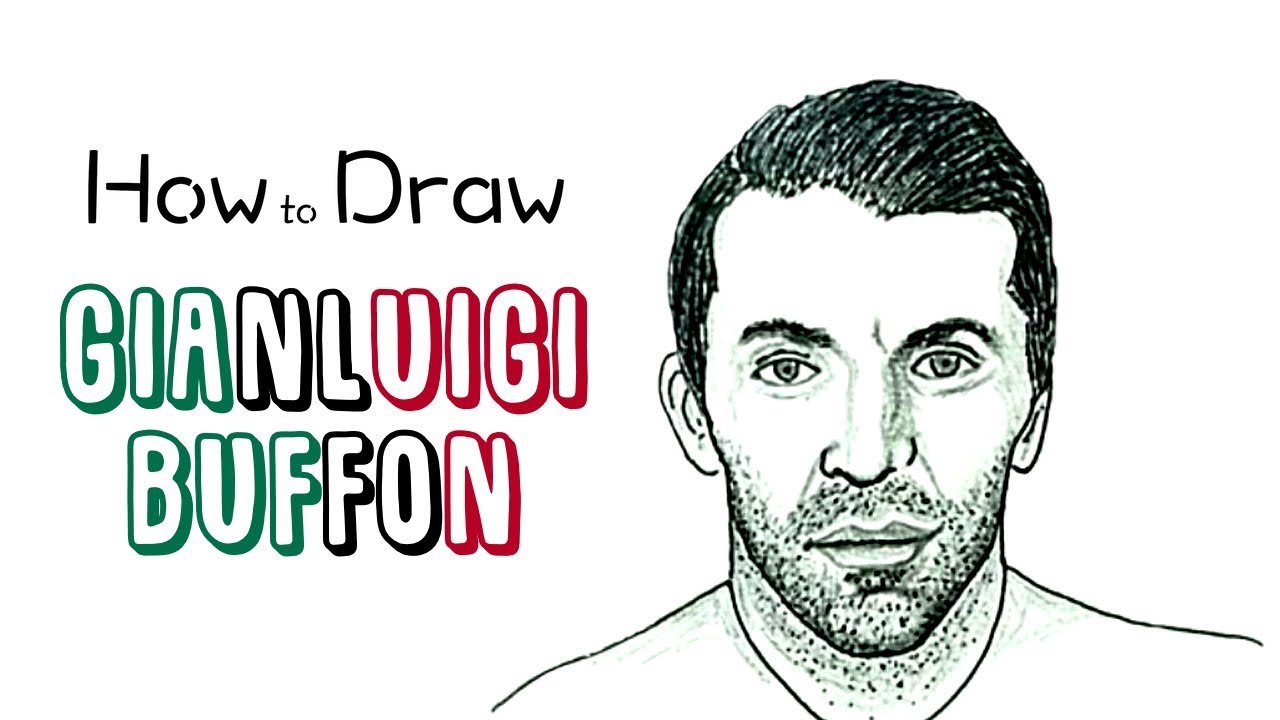 How to Draw Gianluigi Buffon - YouTube