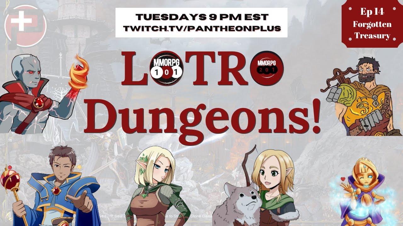 LOTRO Moria Dungeons - Ep 14 - Forgotten Treasury - YouTube