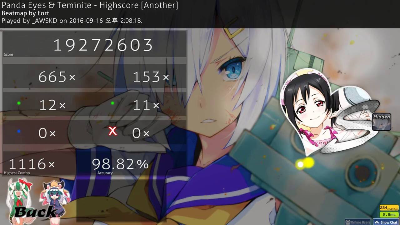 (osu) Highscore Another HD FC - YouTube