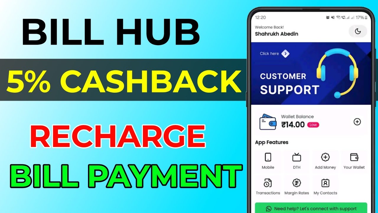 bill hub recharge app review | billhub recharge app recharge kaise kare ...