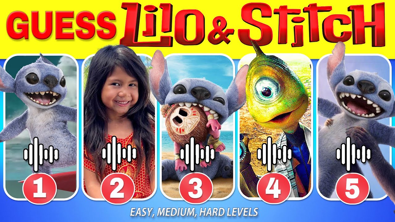 Hey Quiz Master! Can You Guess Lilo & Stitch Movie Character by Emoji ...