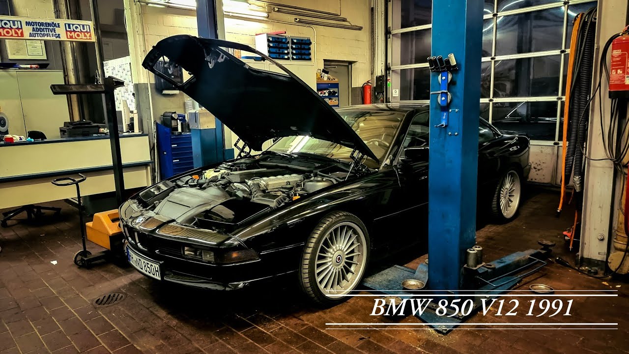 BMW 850i V12 1991 Test drive #bmw #luxury - YouTube