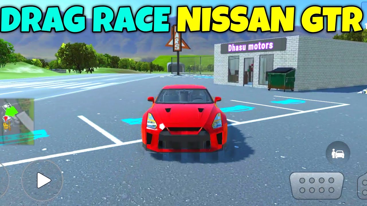 NISSAN GTR DRAG RACE ||Car For Trade Simulator || OneClue gaming - YouTube